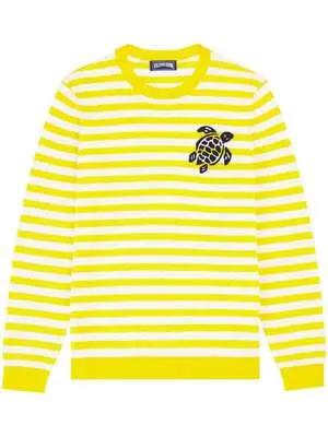 Vilebrequin Logo-embroidered Striped Sweatshirt