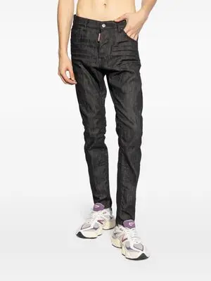 Dsquared2 Logo-patch Cotton Jeans