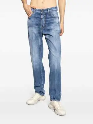 Dsquared2 Logo-patch Cotton Jeans