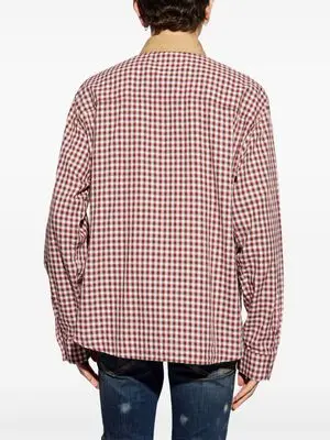 Dsquared2 Plaid-check Pattern Cotton Shirt