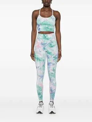 Electric & Rose Mia Marbled-pattern Sports Bra