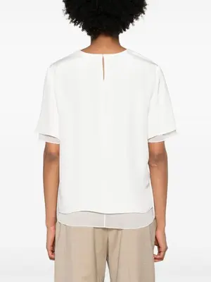 PETER DO Slash Silk Blouse