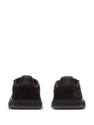 Balmain Swan Suede Sneakers - Black