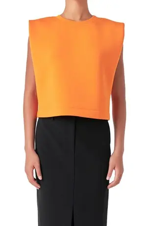 GREY LAB Soft Basic Top - Orange