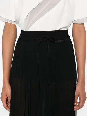 PETER DO Sheer Pleated Maxi Skirt
