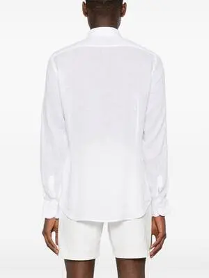 Peserico Long-sleeve Linen Shirt - White