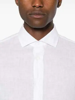 Peserico Long-sleeve Linen Shirt - White