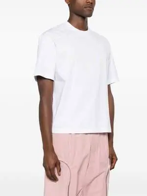 Neil Barrett Thunderbolt-print Cotton T-shirt - White