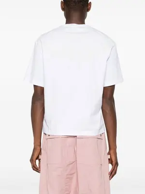 Neil Barrett Thunderbolt-print Cotton T-shirt - White