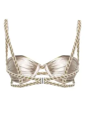 ISA BOULDER Braided Straps Bikini Top