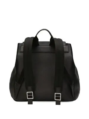 Dolce & Gabbana Logo-embossed Leather Backpack