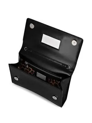 Philipp Plein Logo-plaque Leather Clutch