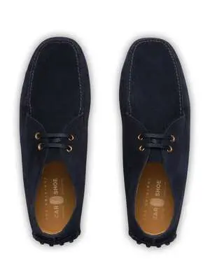 Car Shoe Suede Ankle Boots - Blue