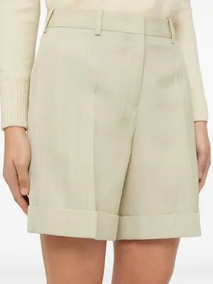 JIL SANDER Creased Tailored Shorts