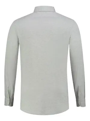 FINAMORE 1925 Long-sleeved Mélange Shirt