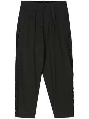 Y’s Cotton-blend Tapered Trousers