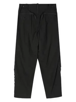 Y’s Cotton-blend Tapered Trousers