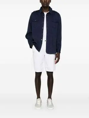 Sease Mélange-effect Virgin Wool-silk Shirt