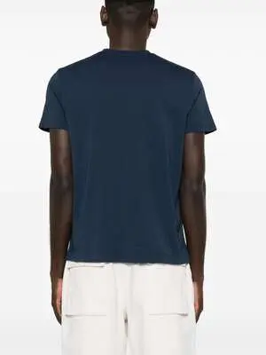 FINAMORE 1925 Positano Cotton T-shirt - Blue