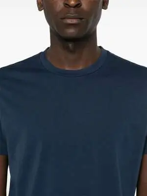 FINAMORE 1925 Positano Cotton T-shirt - Blue