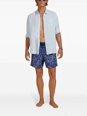 Vilebrequin Caroon Linen Shirt - Blue