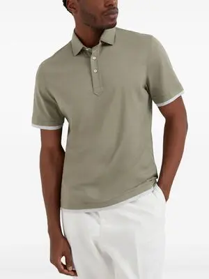 Brunello Cucinelli Polo-collar Cotton Polo Shirt