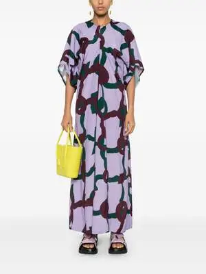 Colville Cocoon Abstract-print Maxi Dress