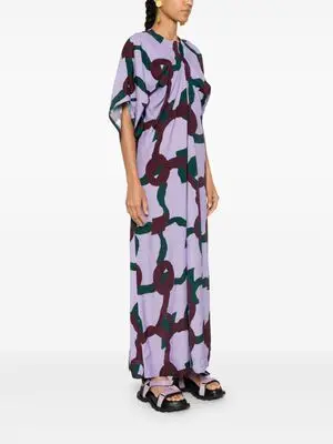 Colville Cocoon Abstract-print Maxi Dress