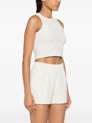 Off-White Rowing Terry-cloth Crop Top