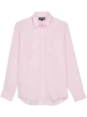 Vilebrequin Caroon Organic Linen Shirt - Pink
