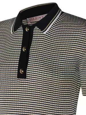 Valentino Garavani Striped Polo Mini Dress