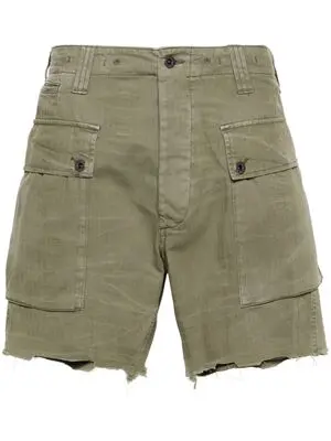 Ralph Lauren Raw-cut Herringbone Cargo Shorts