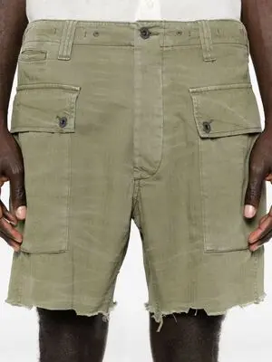 Ralph Lauren Raw-cut Herringbone Cargo Shorts