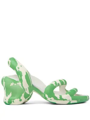 Camper Kobarah Slingback Sandals - Green