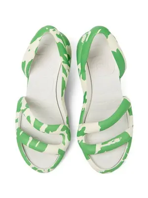 Camper Kobarah Slingback Sandals - Green