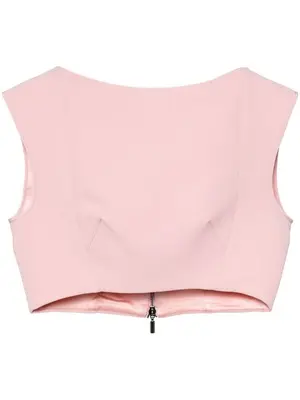 Maticevski Cap-sleeve Cropped Top