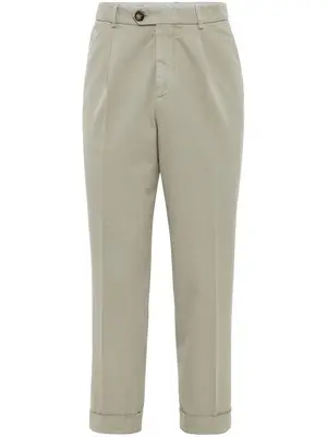 Brunello Cucinelli Pressed-crease Trousers