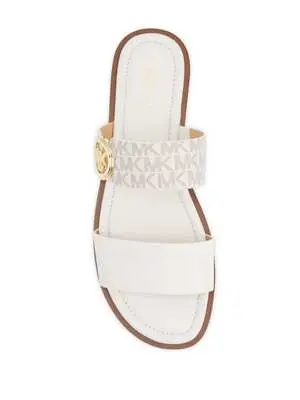 Michael Kors Vera Leather Sandals - Neutrals