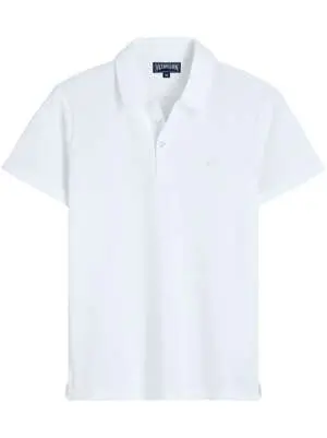 Vilebrequin Embroidered-turtle Polo Shirt - White