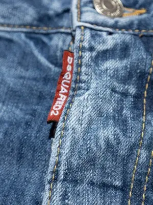 Dsquared2 Logo Patch Jeans