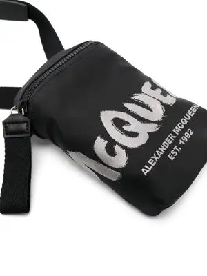 Alexander McQueen Logo-print Phone Pouch