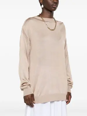 SA SU PHI Long-sleeves Cut-out Jumper