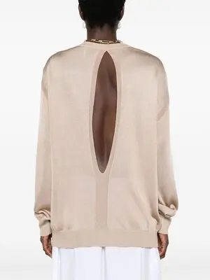 SA SU PHI Long-sleeves Cut-out Jumper