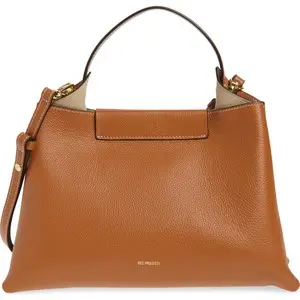 REE PROJECTS Elieze Medium Leather Handbag - Caramel