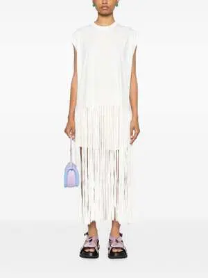 Sunnei Sleeveless Long-fringed Top