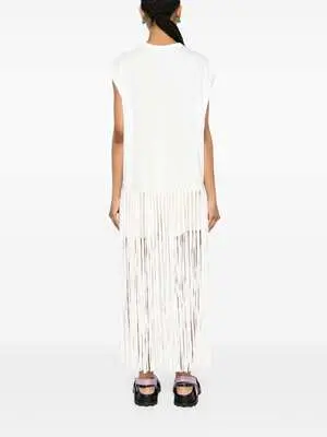 Sunnei Sleeveless Long-fringed Top