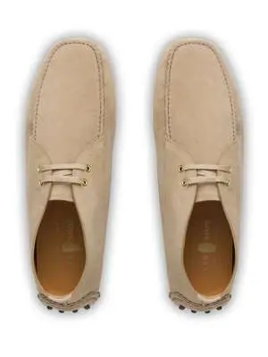 Car Shoe Lace-up Ankle Boots - Neutrals