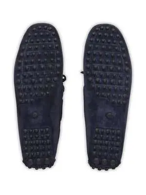 Car Shoe Suede Driving Shoes - Blue