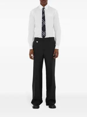 Burberry Nova Check Silk Tie - Black