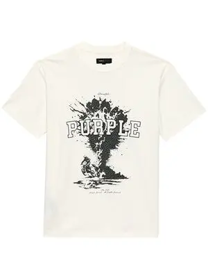 PURPLE BRAND Sky High Cotton T-shirt